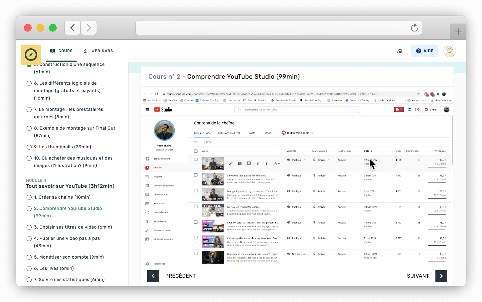 Formation Youtube - 3 Mois pour Créer une Chaîne Rentable
