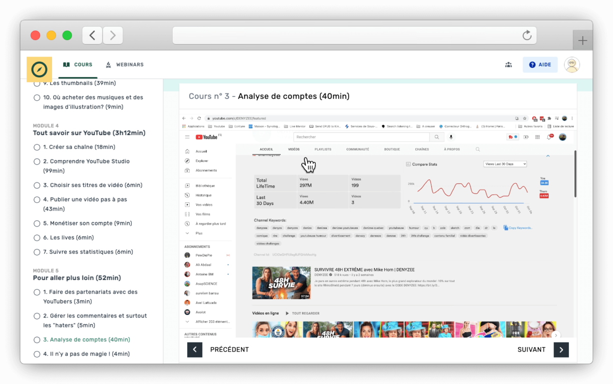 Formation Youtube - 3 Mois pour Créer une Chaîne Rentable