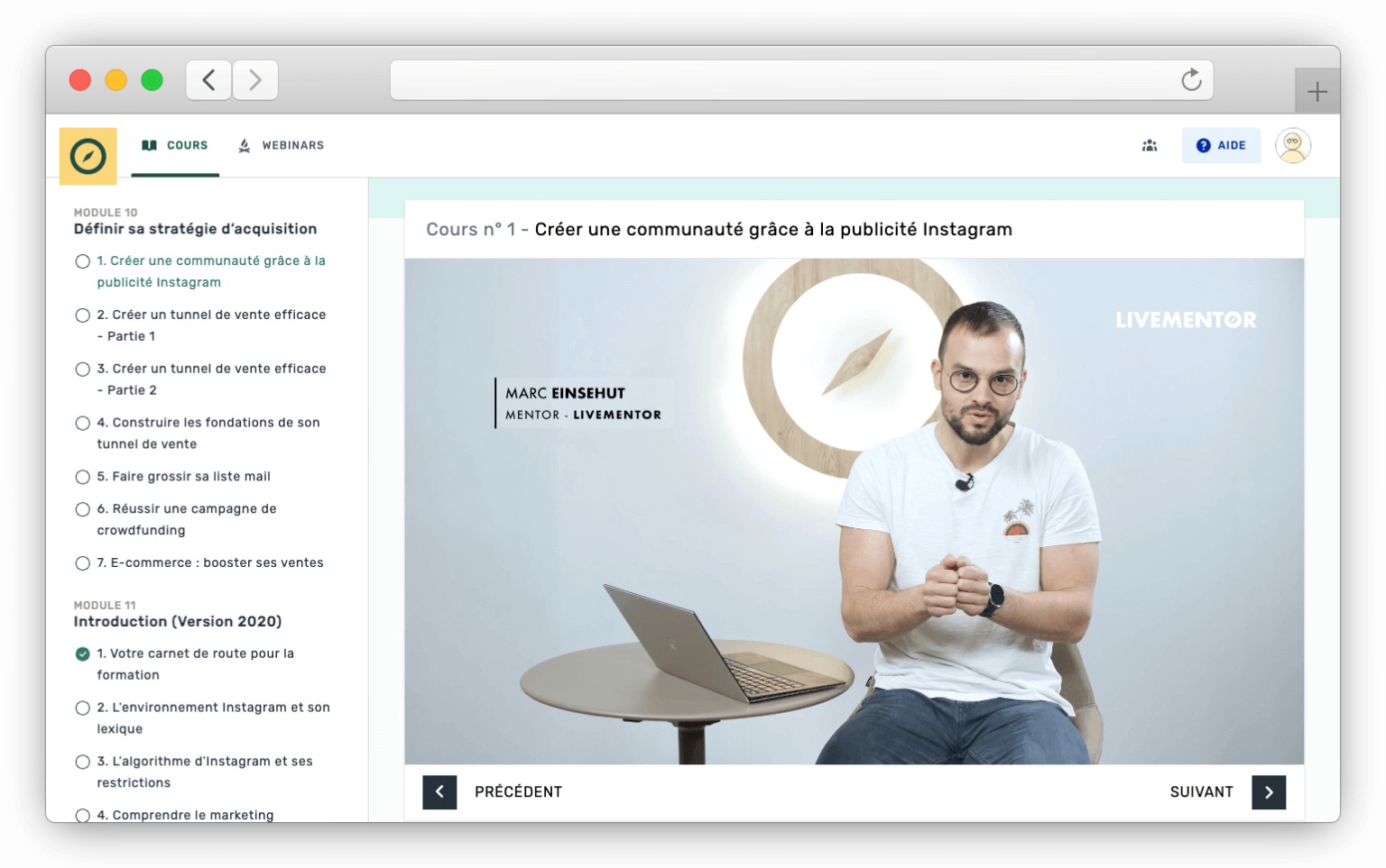 Formation Instagram - De 0 à 10K d'abonnés en 3 mois