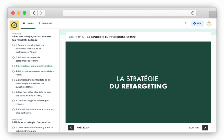 Formation Instagram - De 0 à 10K d'abonnés en 3 mois