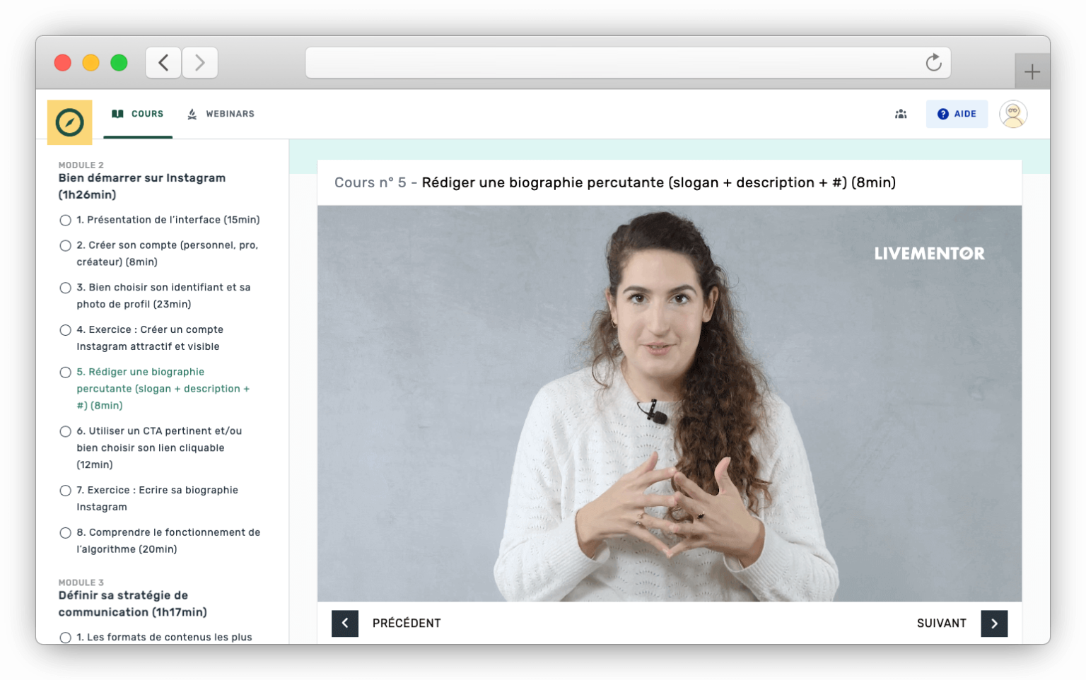 Formation Instagram - De 0 à 10K d'abonnés en 3 mois