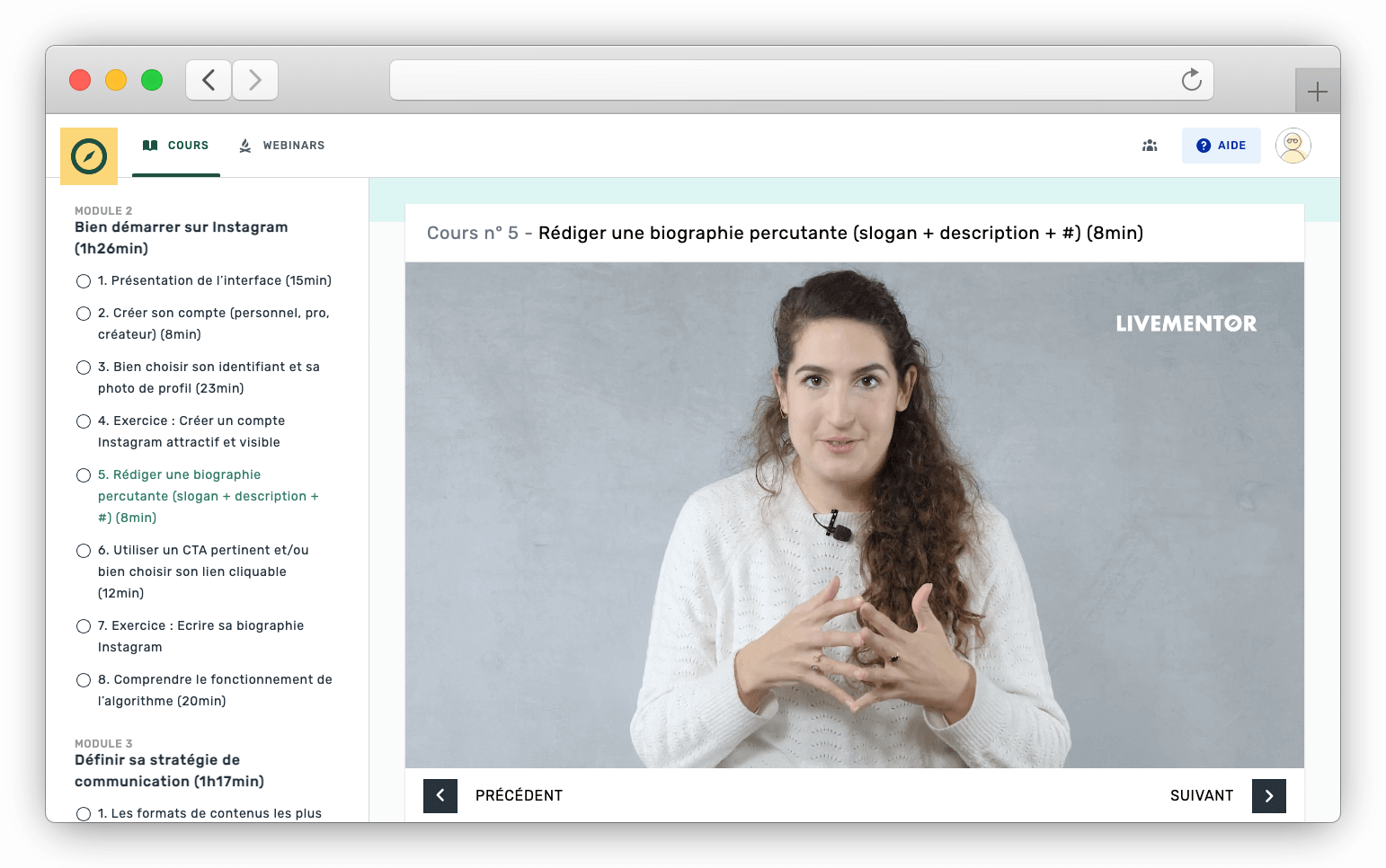 Formation Instagram - De 0 à 10K d'abonnés en 3 mois